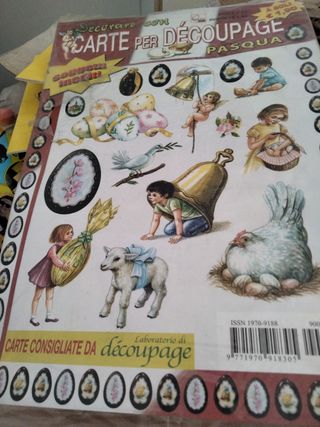 Fogli carta decoupage