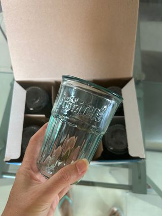 set bicchieri in vetro riciclato Estathe