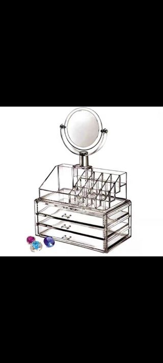 Porta trucco in plexiglass