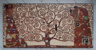 L'albero della vita di Klimt in legno