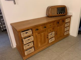 Mobile etnico tipo credenza in Teak