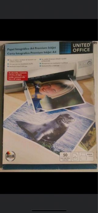Carta fotografica per stampante nuova