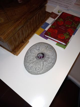 Portacandele in pietra