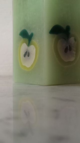 Candela profumata decorazione "mela"