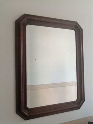 Vecchio specchio vintage da arredo