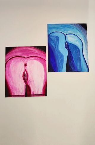 Pussy paintings