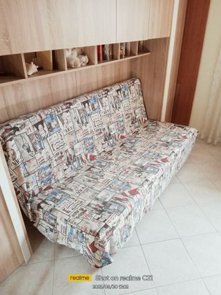 Poltrona letto per armadio a ponte