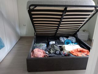 Letto matrimoniale contenitore