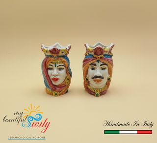 Ceramica di Caltagirone "Teste di Moro"