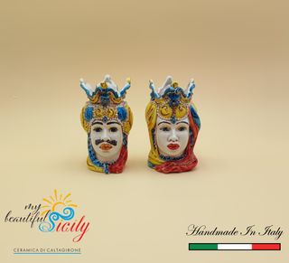 Ceramica di Caltagirone "Teste di Moro"