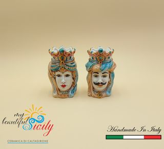 Ceramica di Caltagirone "Teste di Moro"
