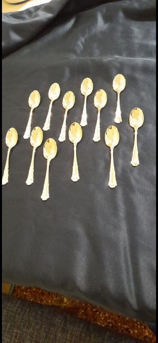 Set cucchiaini argento e argenteria
