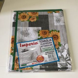 Tovaglia da tavola plastificata rettangolare x12