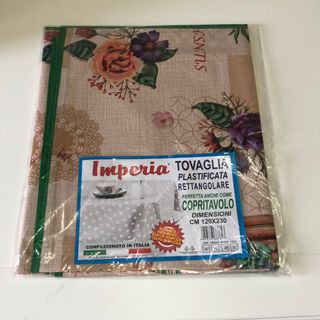 Tovaglia da tavola plastificata rettangolare x 12