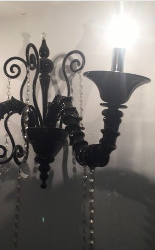 coppia applique lampade di Murano