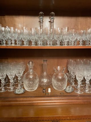 Servizio bicchieri cristallo