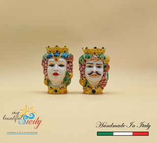 Ceramica di Caltagirone "Teste di Moro"
