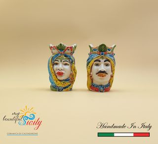 Ceramica di Caltagirone "Teste di Moro"