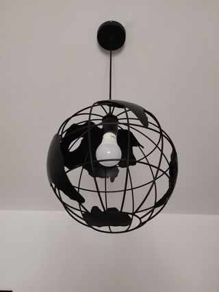 Lampadario mappamondo