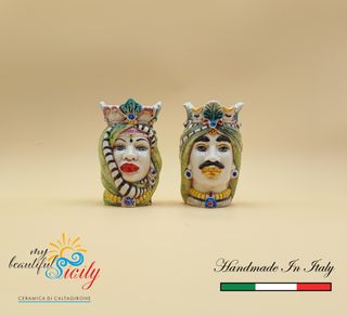 Ceramica di Caltagirone "Teste di Moro"