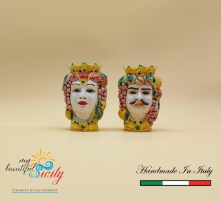 Ceramica di Caltagirone "Teste di Moro"