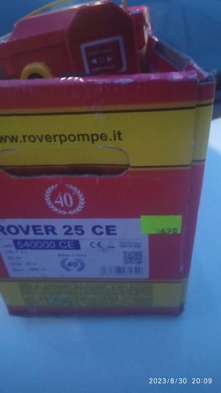 Pompa nuova mai usata