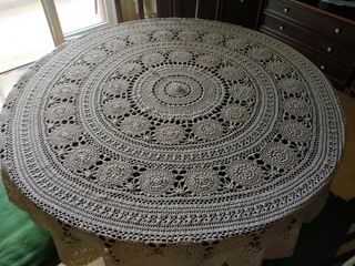 tovaglia uncinetto rotondo