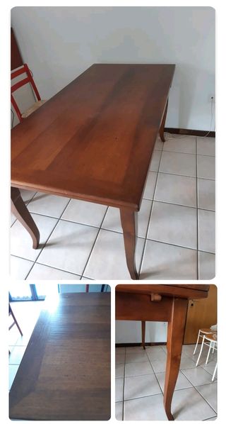 Tavolo arte povera legno massello