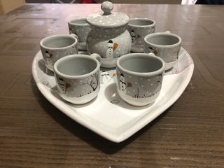 Set caffè tema invernale