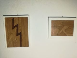 quadretti in legno fatti a mano