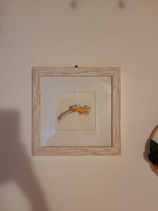 Quadretto con cornice in legno