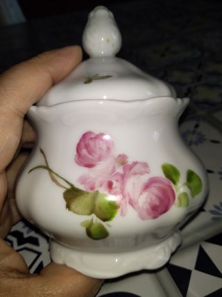 Zuccheriera dipinta a mano