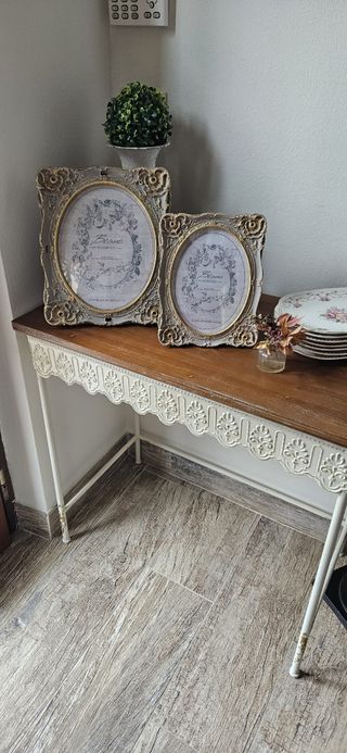 Set 2 cornici shabby chic blanc mariclo