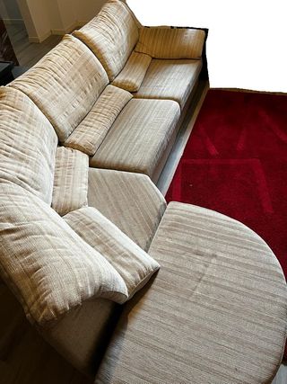 Divano angolare in tessuto