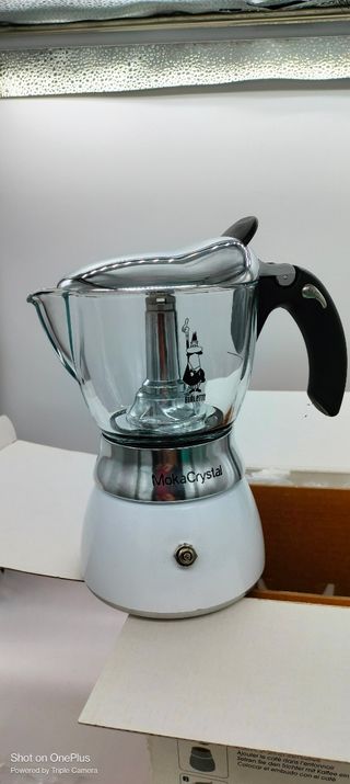 caffettiera Bialetti Moka Crystal nuova
