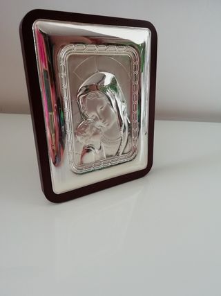 Quadro sacro, argento