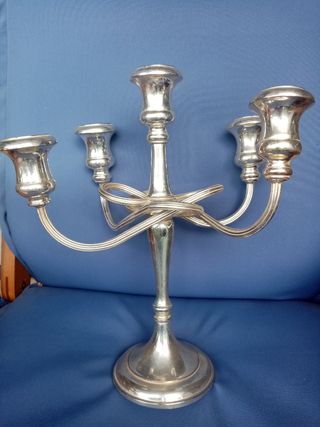 Candelabro in silver plated