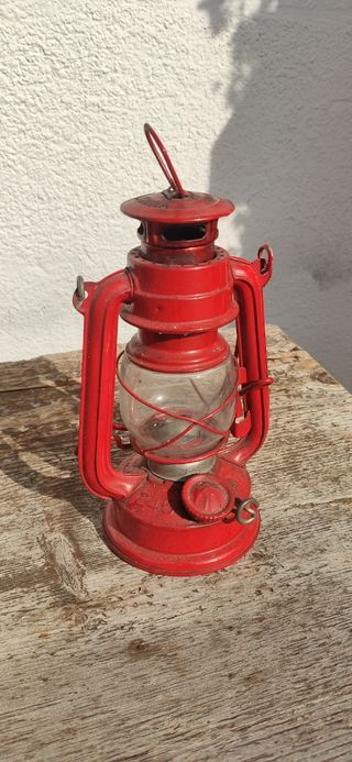 Piccolara lanterna vintage rossa