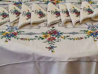 Tovaglia punto croce