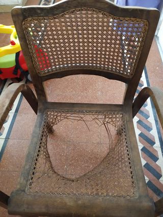 Salottino 4 pezzi da restaurare