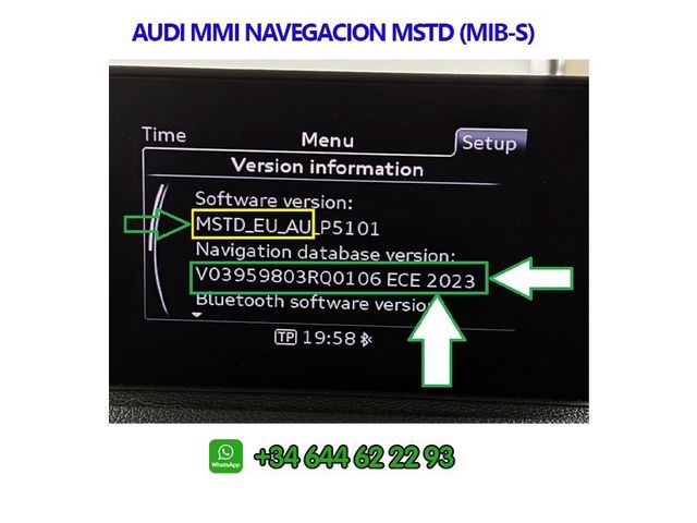 Audi A3 MMI - MSTD SD navegacion mapas 2023 de segunda mano por 90 EUR ...