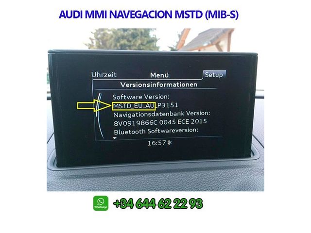 Audi A3 MMI - MSTD SD navegacion mapas 2023 de segunda mano por 90 EUR ...