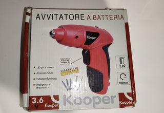 Avvitatore Kooper ricaricabile NUOVO