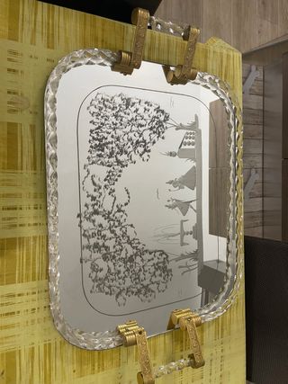 Vassoio in vetro di Murano