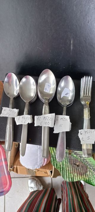 28 TIPI DI POSATE IN ACCIAIO INOX PREZZI IN FOTO