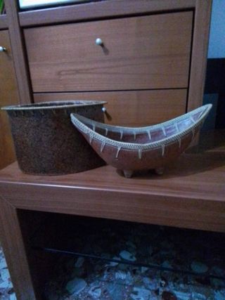 Vaso e svuota tasche etnico