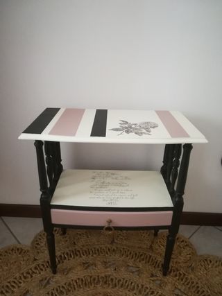 Comodino Vintage stile inglese