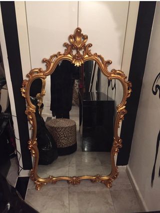 specchiera barcocca dorata
