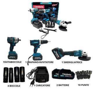 Kit Valigia Lavoro 3 in 1 Professionale - Trapano