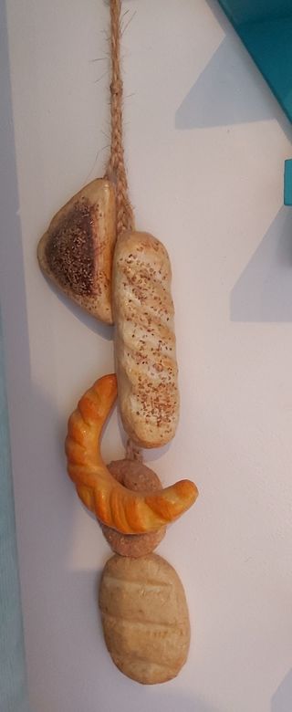 Decorazione con forme di pane